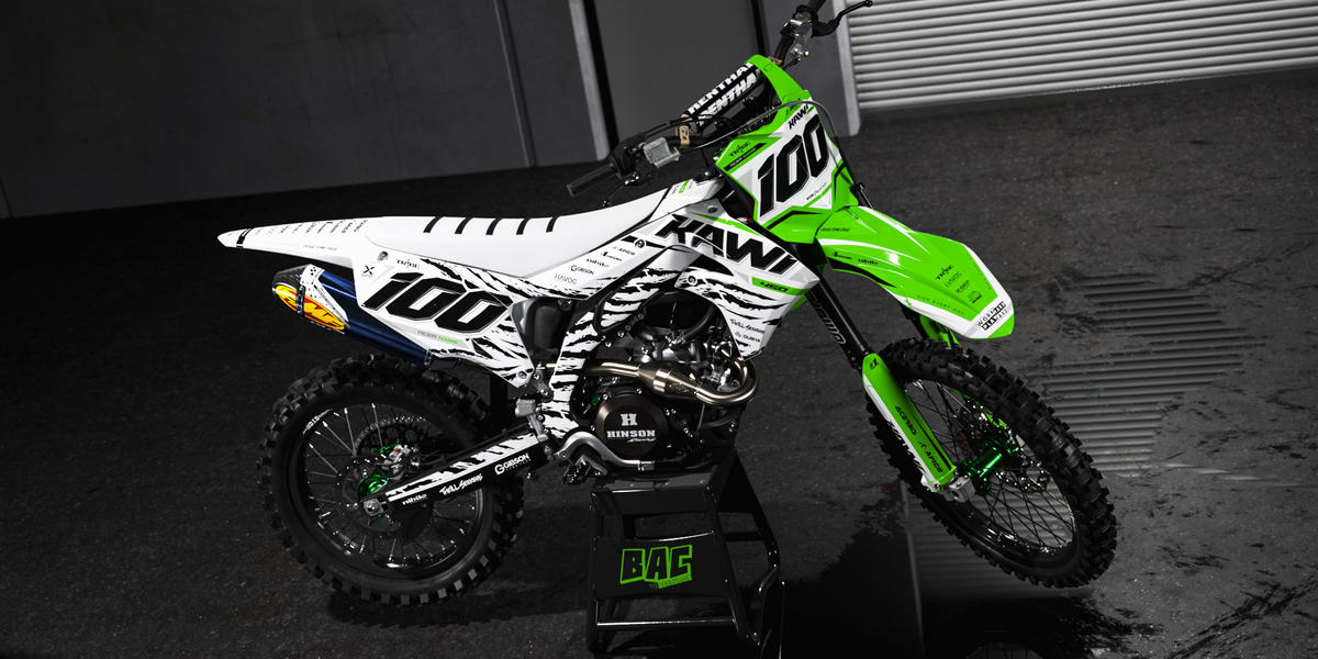 Kawasaki Decals & Graphic kits — Bac designz