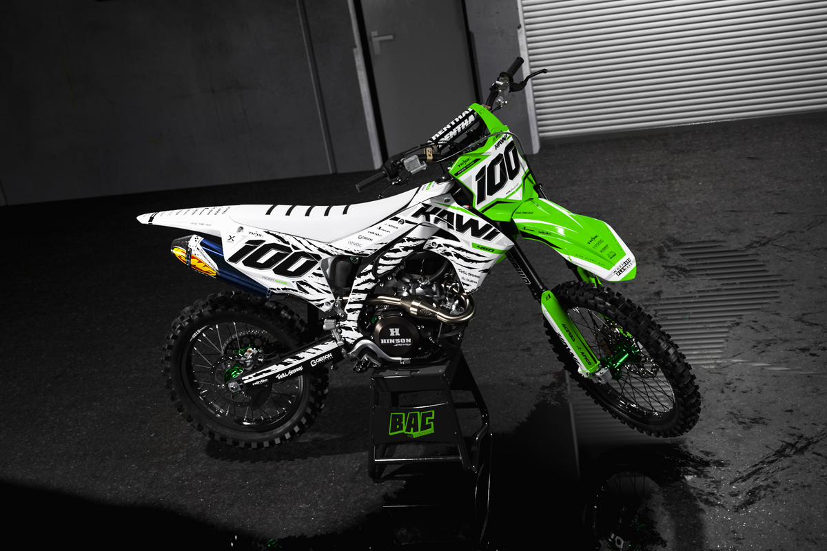 Kawasaki Decals & Graphic kits — Bac designz