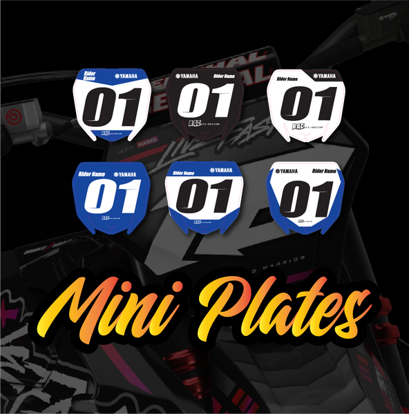 Rider I.D plates — Bac designz