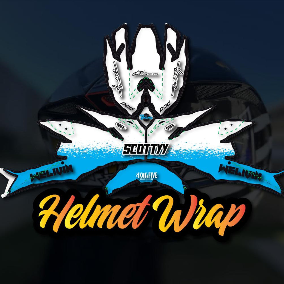 HELMET WRAPS — Bac designz