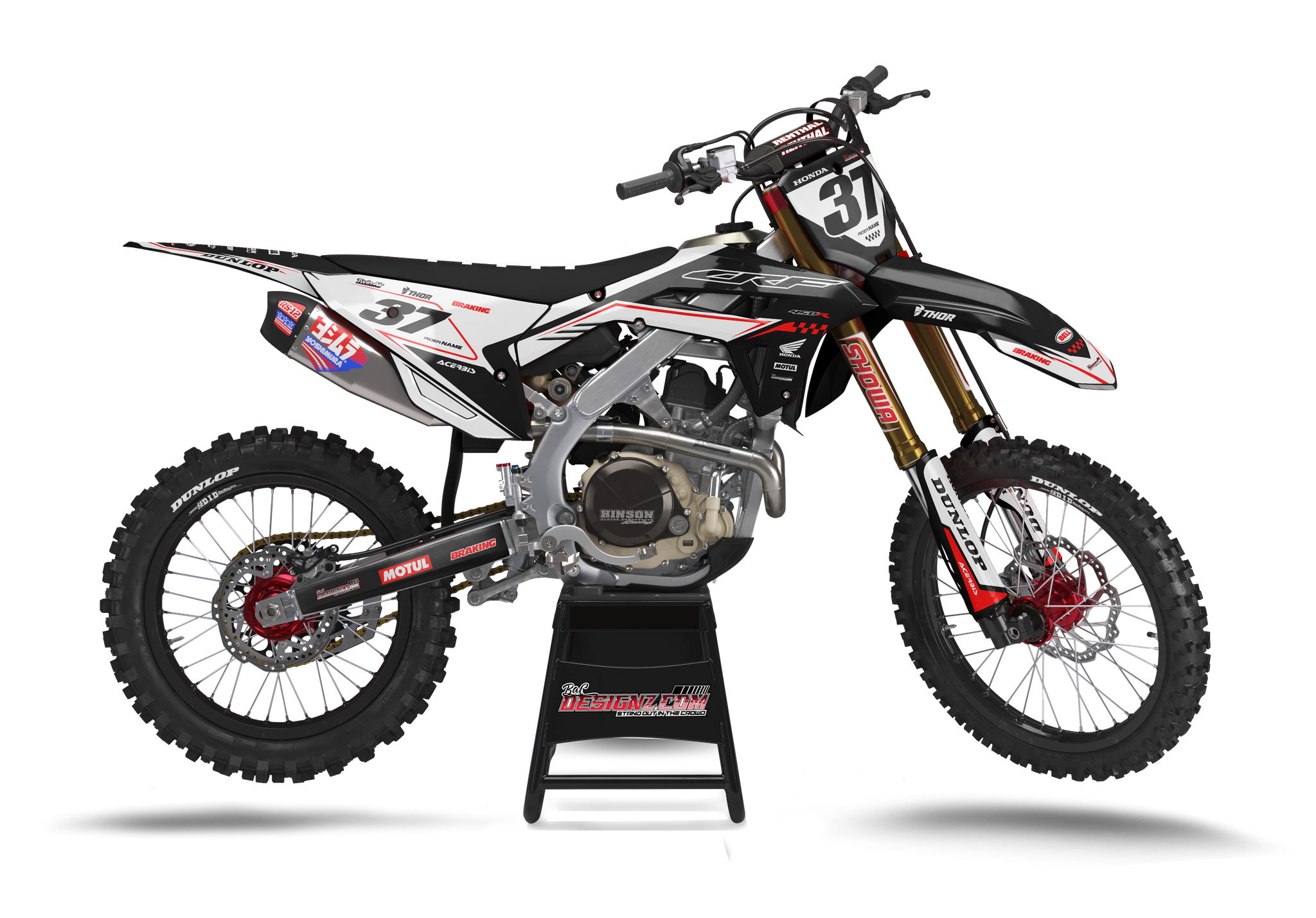 Honda Decals & Graphic kits — Bac designz