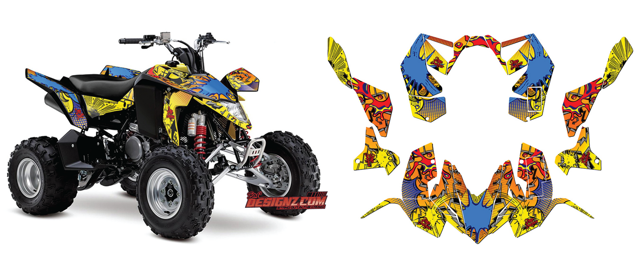 ATV Decals & Graphic Kits — Bac designz