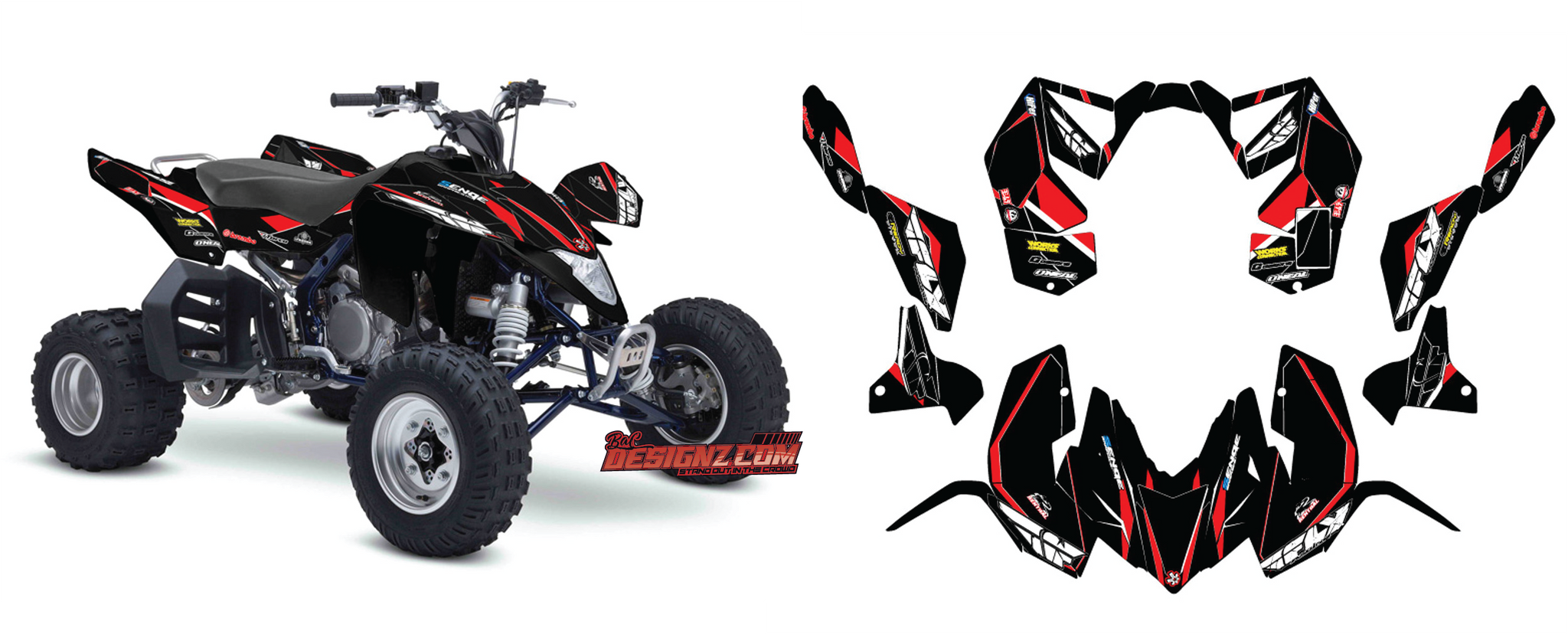 ATV Decals & Graphic Kits — Bac designz