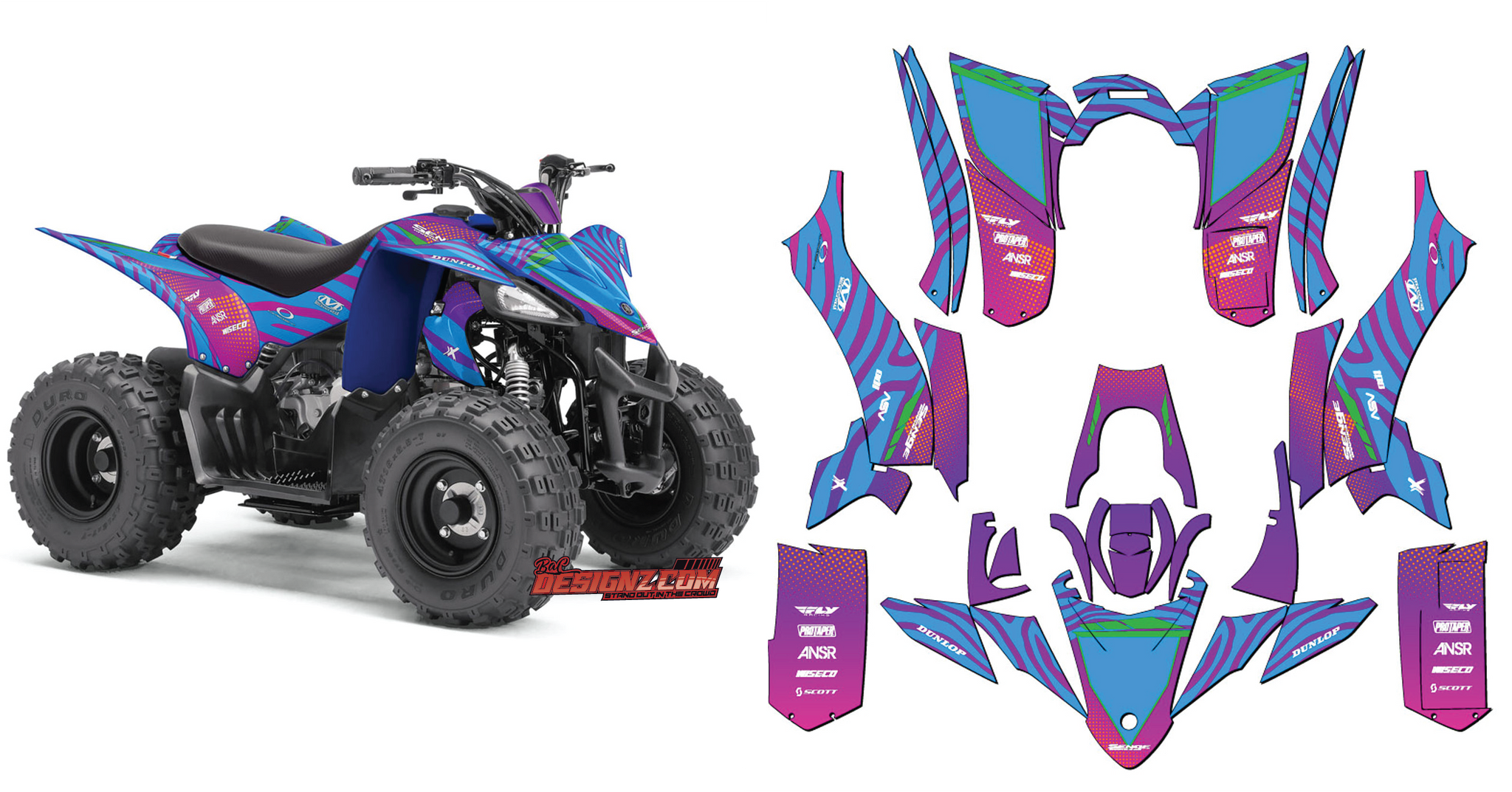 ATV Decals & Graphic Kits — Bac designz