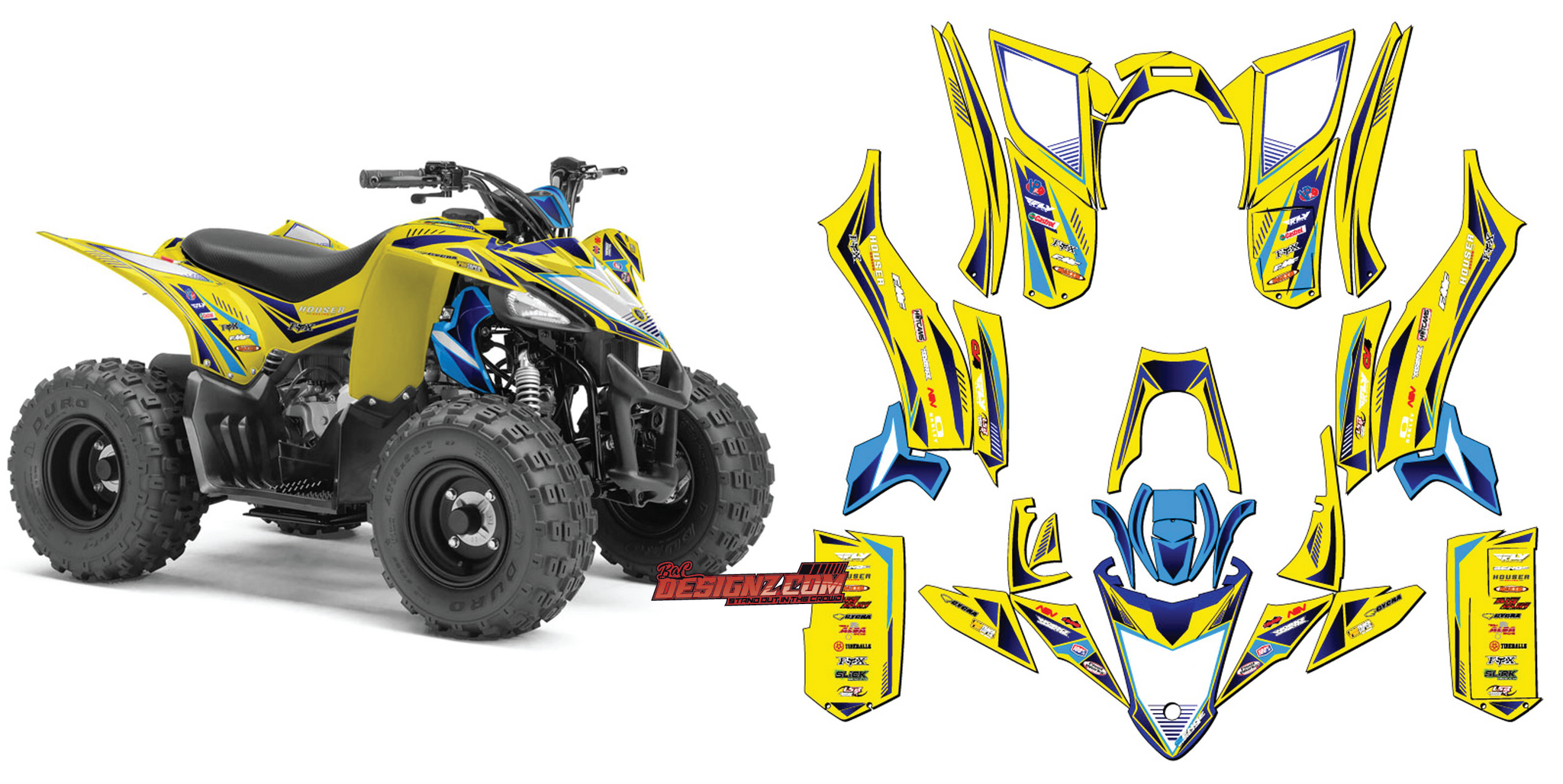 ATV Decals & Graphic Kits — Bac designz