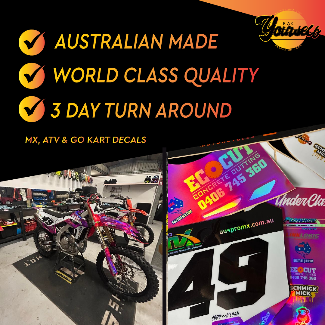 Off Road & Enduro Bike Graphics and Decal Kits — Bac designz
