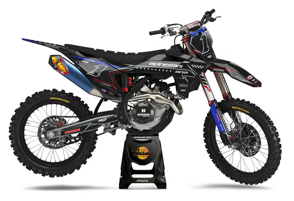 DARK KNIGHT design, (customizable graphic kits) — Bac designz