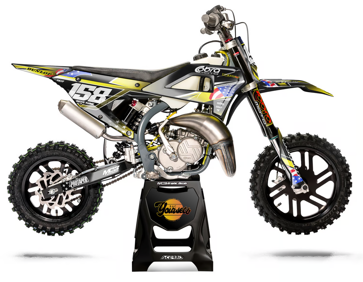 FLAGGED design, (customizable graphic kits) — Bac designz