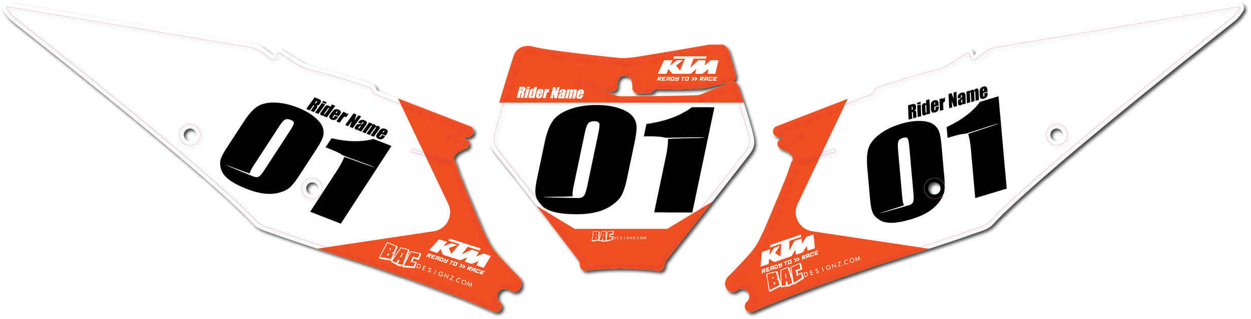 ORANGE number plates — Bac designz