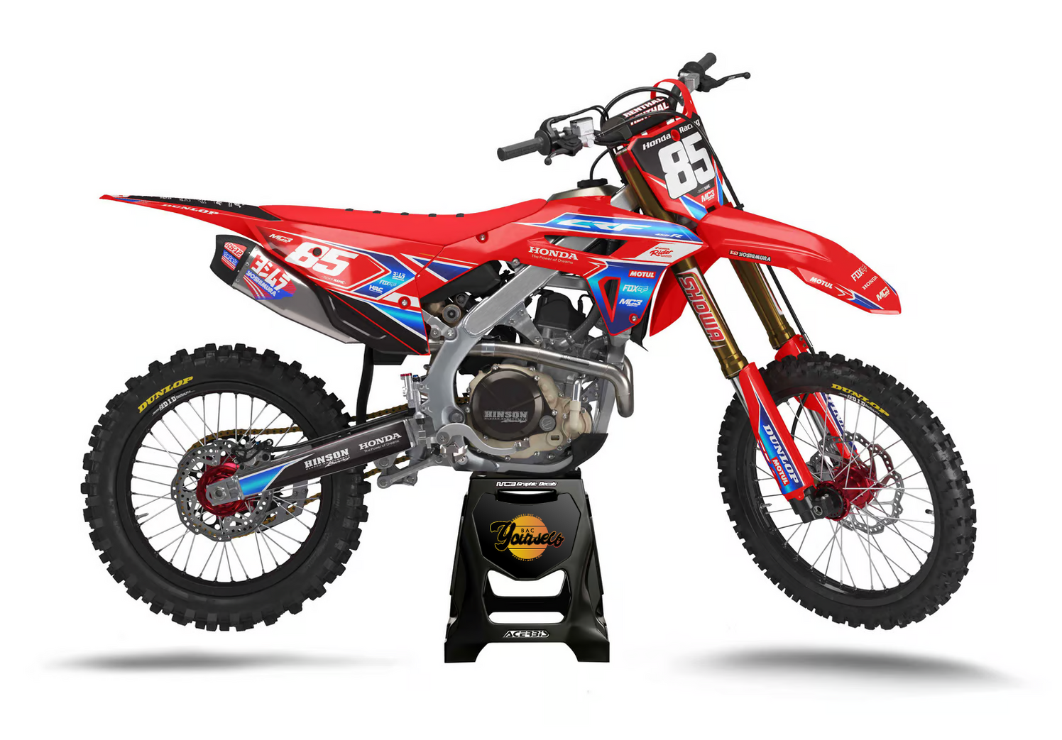 HONDA STREAMLINE design, (customizable graphic kits) — Bac designz